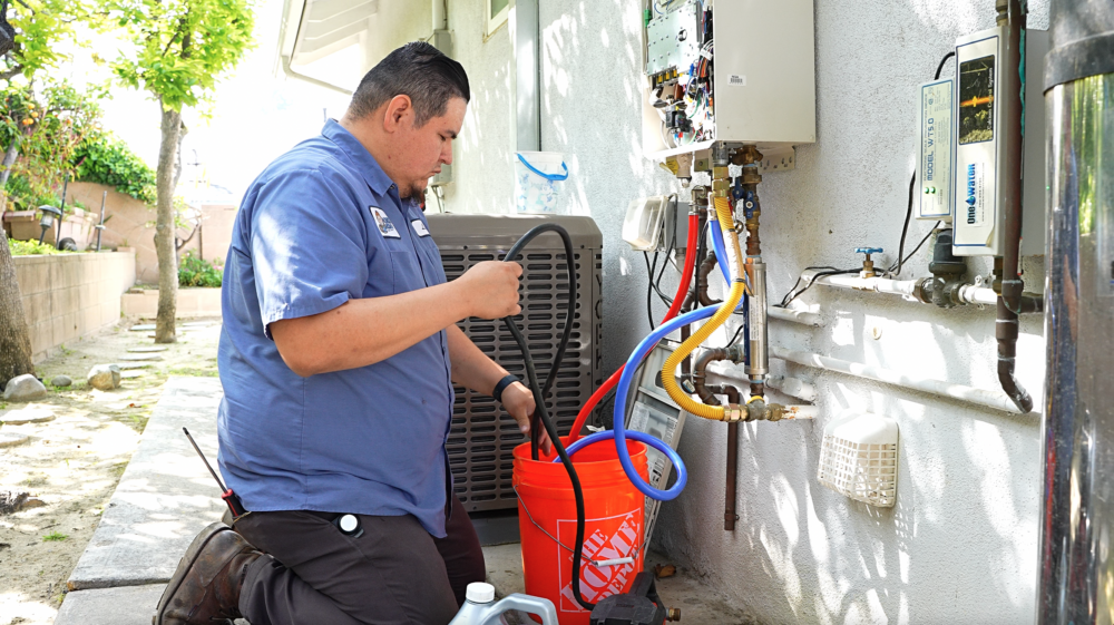 Flush Tankless Water Heater with Isolation Valve | Monkey Wrench