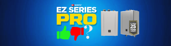 Noritz EZ Series PRO Tankless Water Heaters Review - Monkey Wrench Plumbing, Heating, Air ...